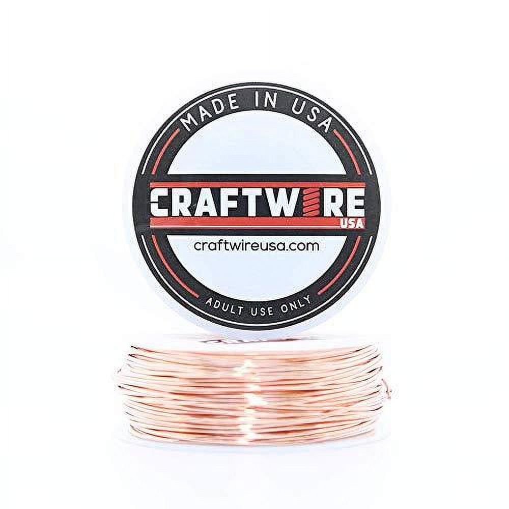 Solid Bare Copper Wire Round, Bright, Dead Soft & Half Hard 1/4 LB ...