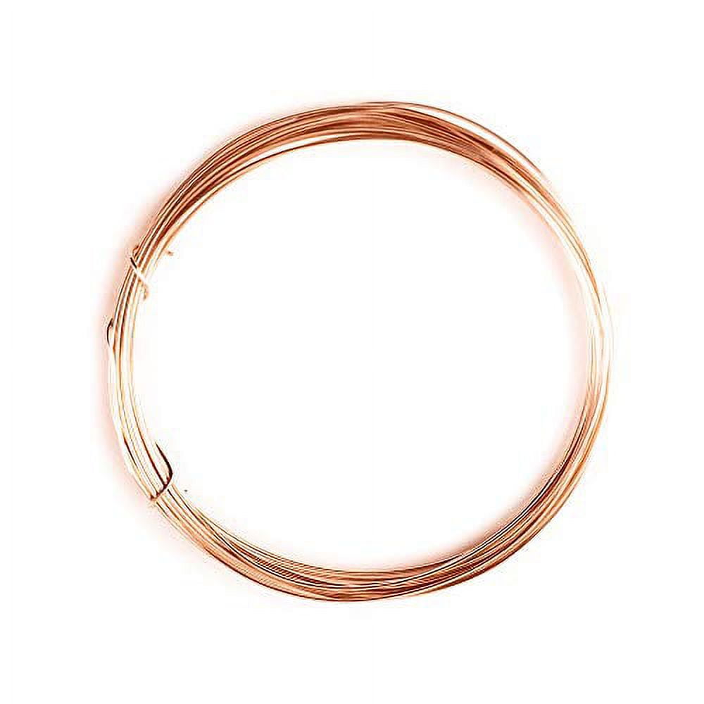 Solid Bare Copper Wire Round, Bright, Dead Soft & Half Hard 10 Feet ...