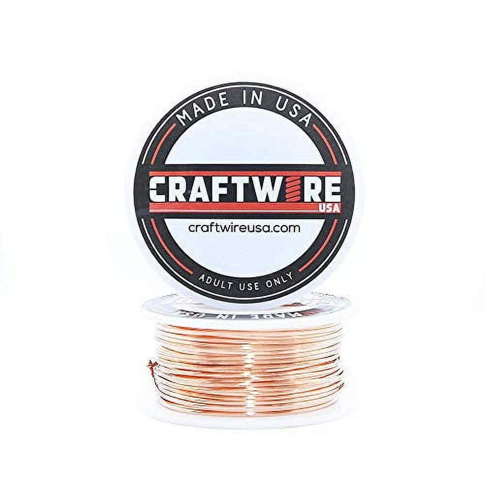 Solid Bare Copper Wire Round, Bright, Dead Soft & Half Hard 50 Feet ...