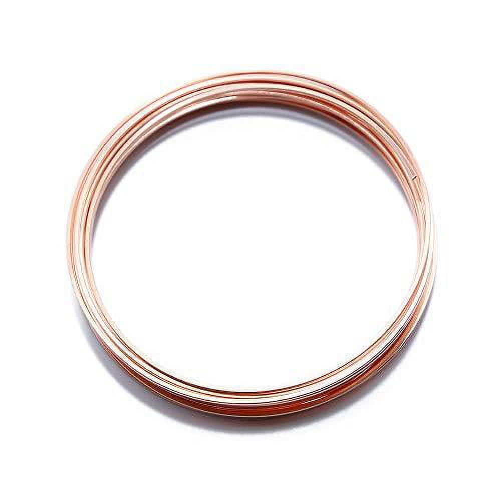 Solid Bare Copper Wire Square, Bright, Dead Soft 50 FT, Choose from 14 ...