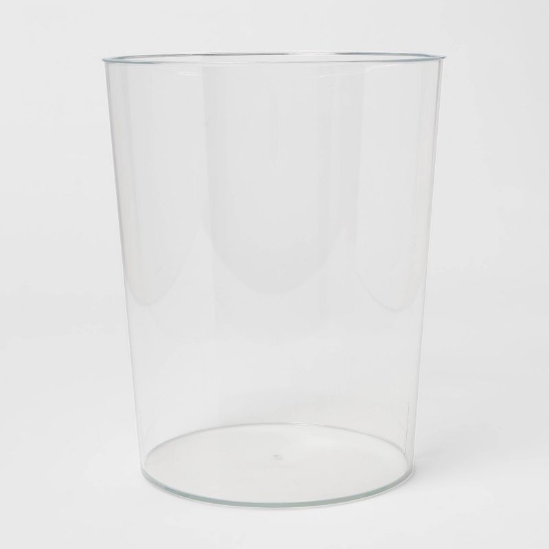 Solid athroom Wasteasket Clear - Room Essentials ™ : Pstic, 10.5" High ...