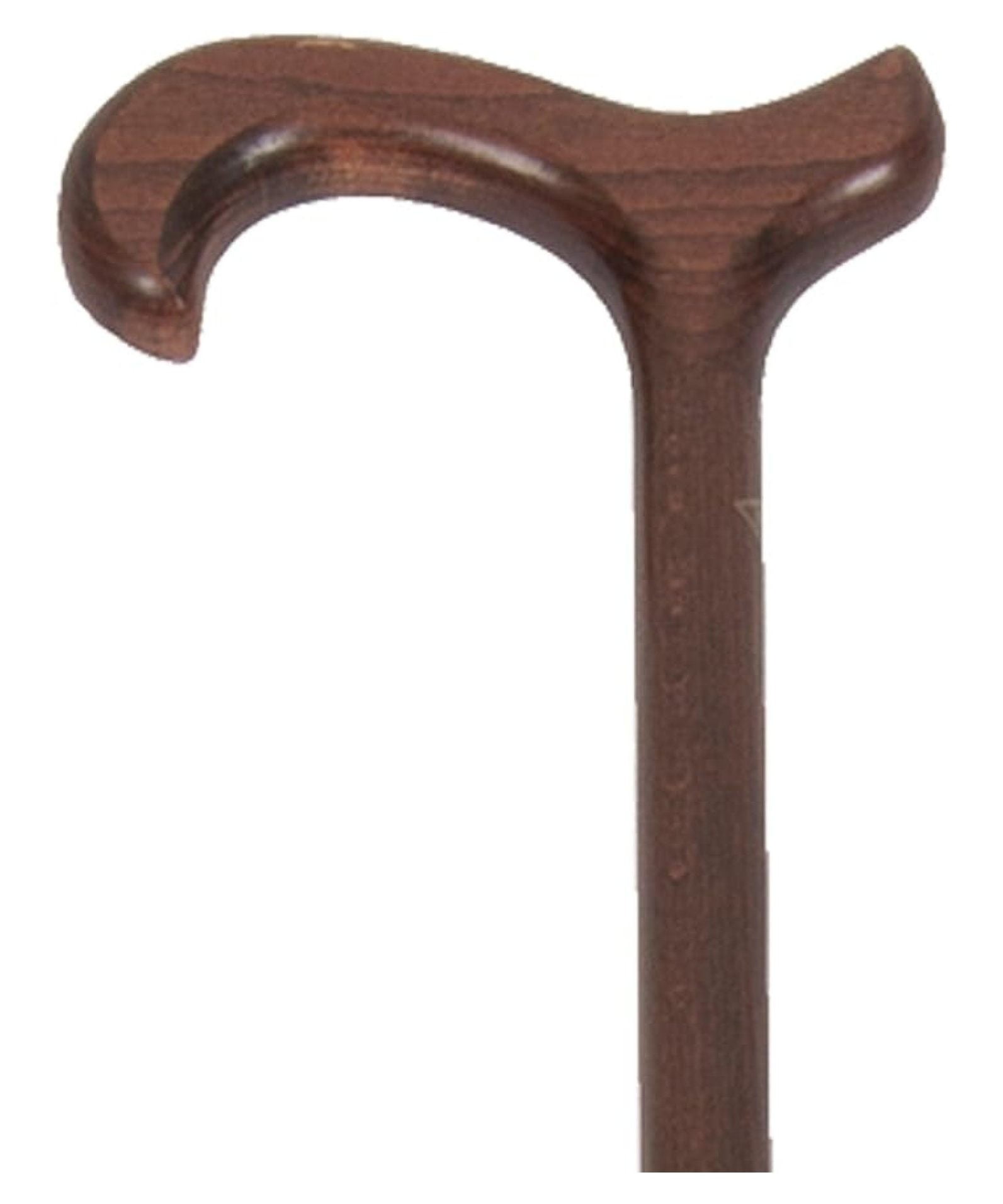 Solid Beach Wood Cane, Derby Handle, Walking Aid with Slip Resistant ...