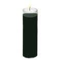 Solid Black Candle tall - Walmart.com