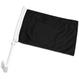 Walmart Solid Black Car Flag for Window, Durable Polyester, Double ...