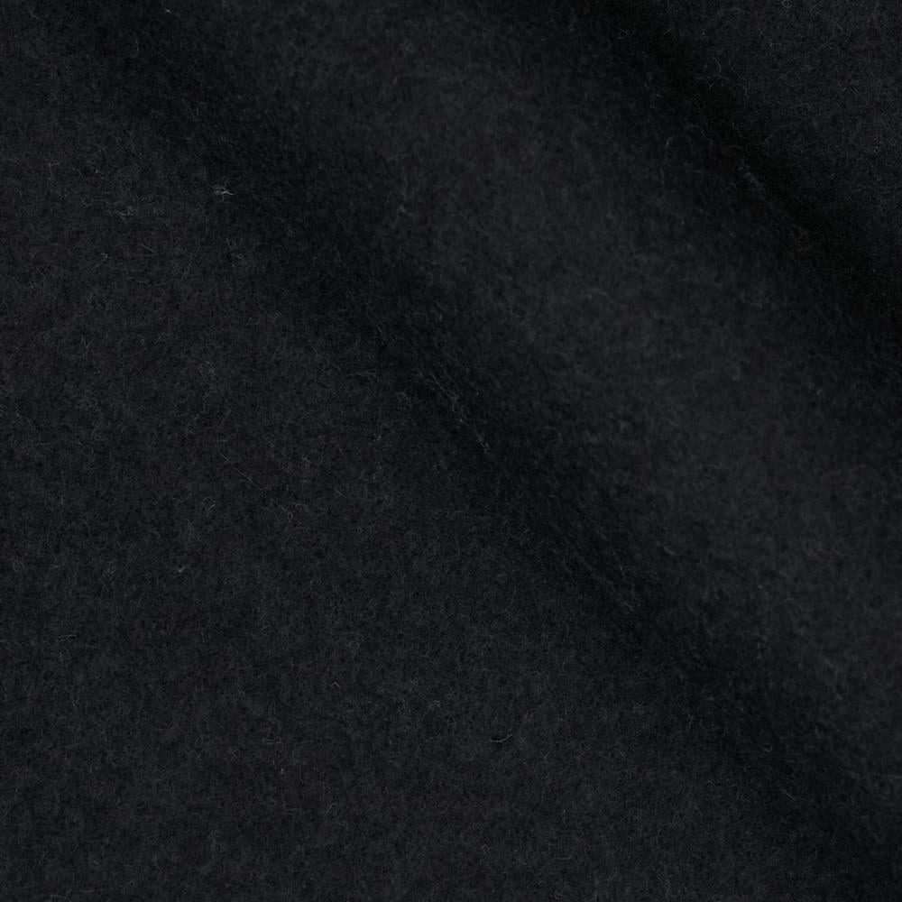 Lilly Craft Solid Black Fleece Fabric Material, 1 Yard, Plush 100% ...
