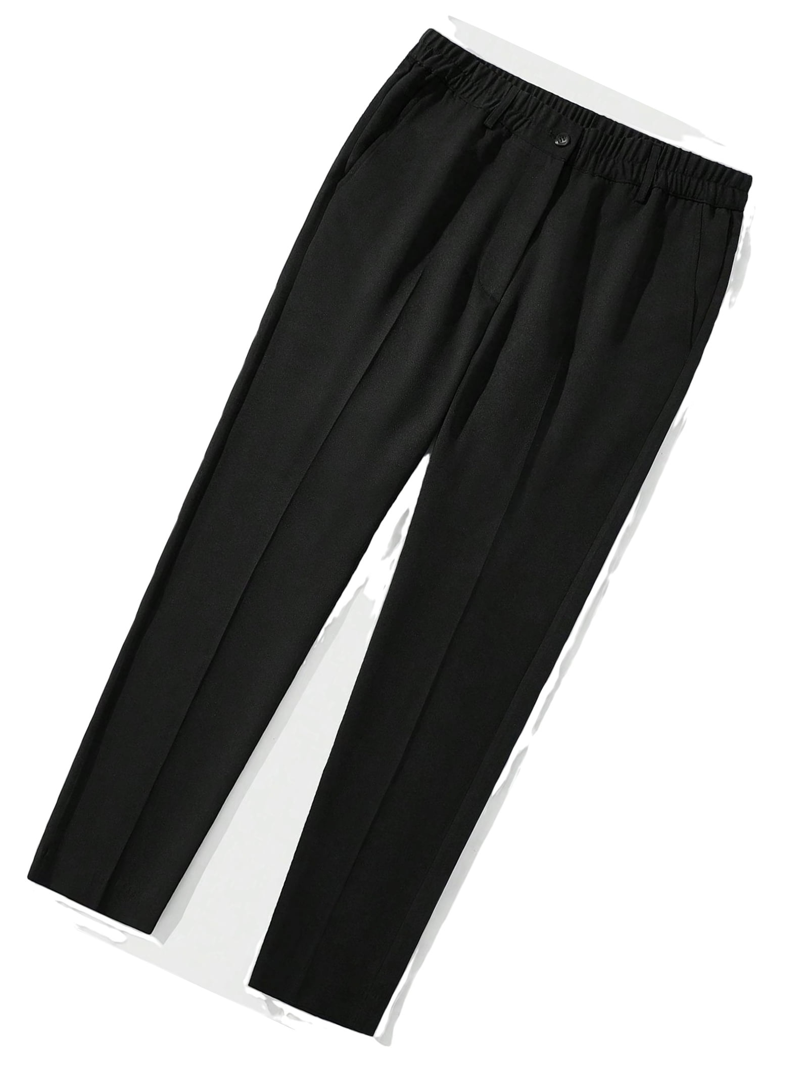 Solid Black Men Suit Pants (Men's) - Walmart.com