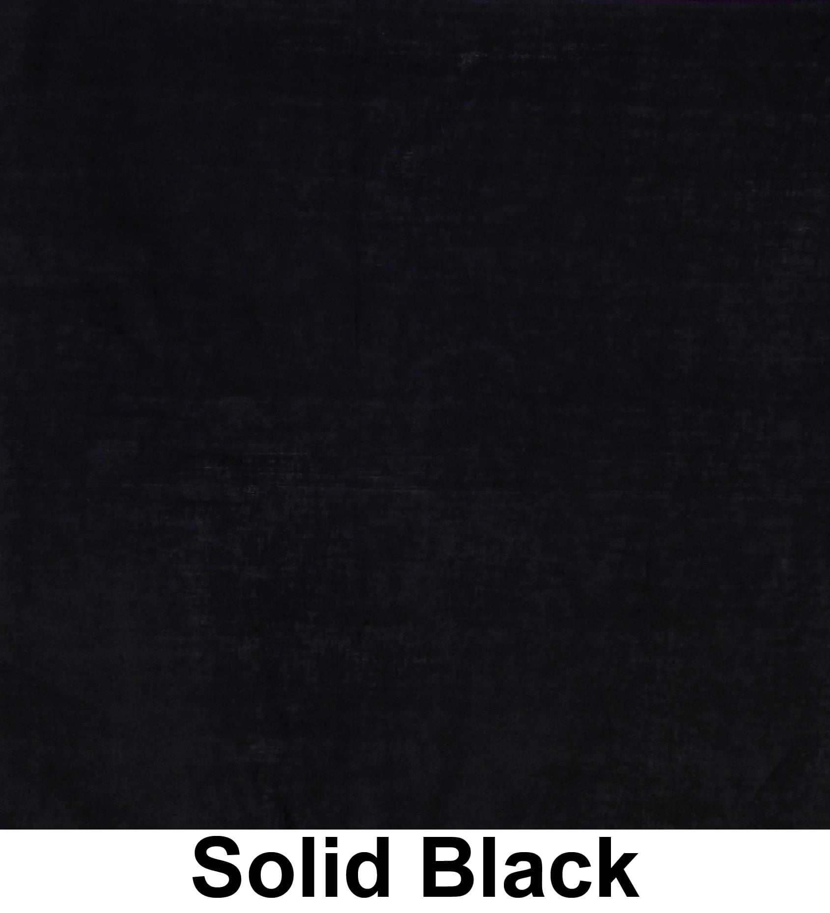 Solid Black Print Cotton Bandana (22 inches x 22 inches) - Walmart.com