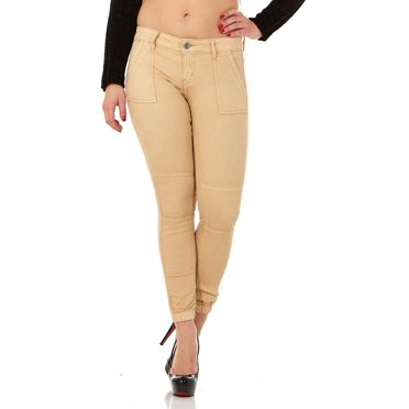 VIP JEANS CG Collection Cargo High Waisted Jogger Skinny Drawstring ...