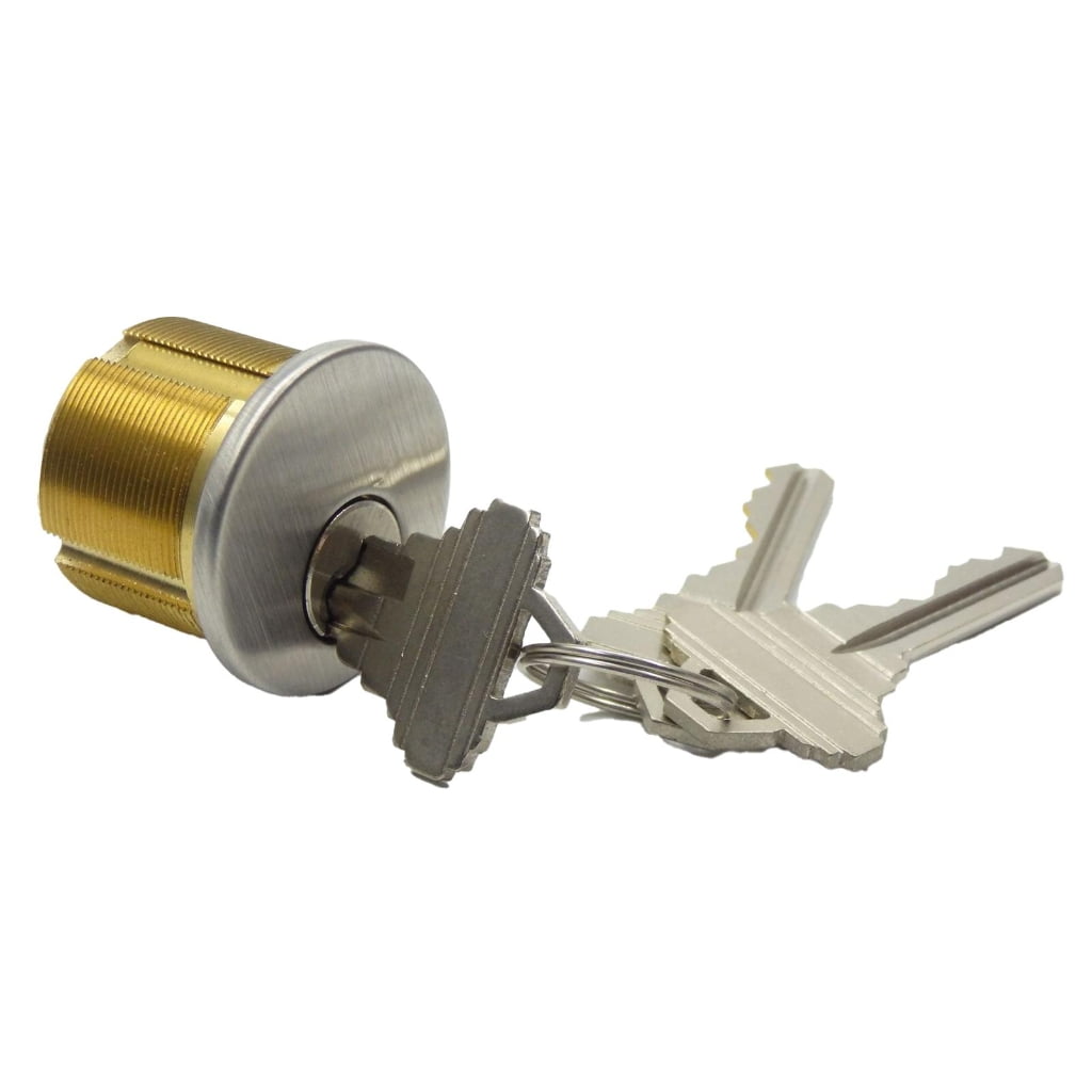 Solid Brass 1in Mortise Cylinder Lock Building Entry Lock Office Door ...