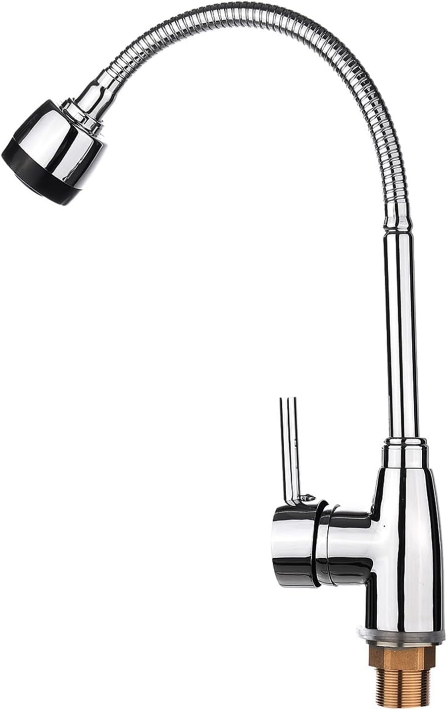 Solid Brass 360Rotatable Pull Out Kitchen Spray Basin Faucet Mixer Tap ...