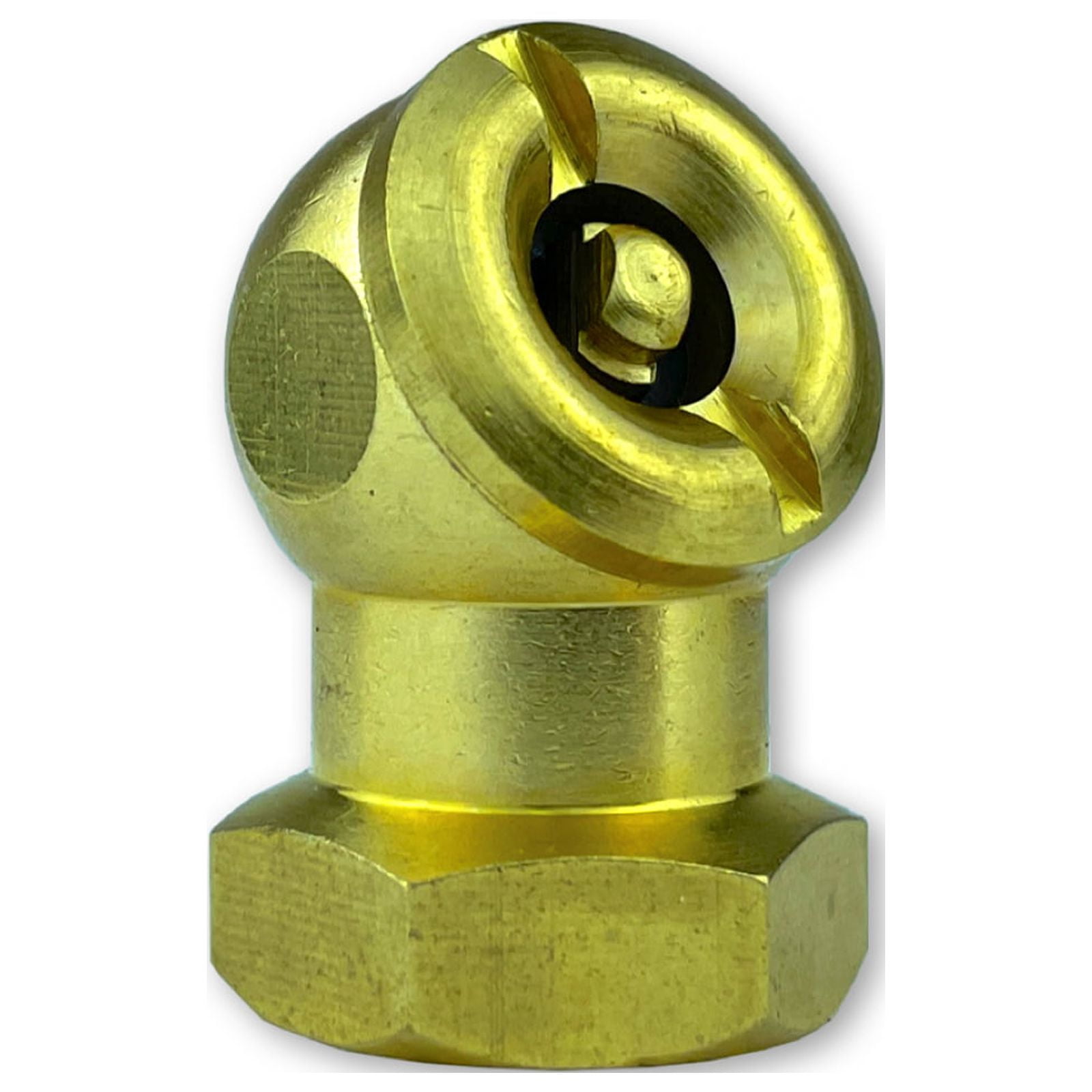 Solid Brass Ball Foot Closed Flow Air Chuck Tire Inflator Filler 1/4 ...