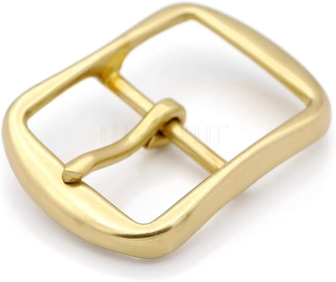 Solid Brass Belt Buckle 1.5 Inch Single Prong Square Belt Buckle for ...