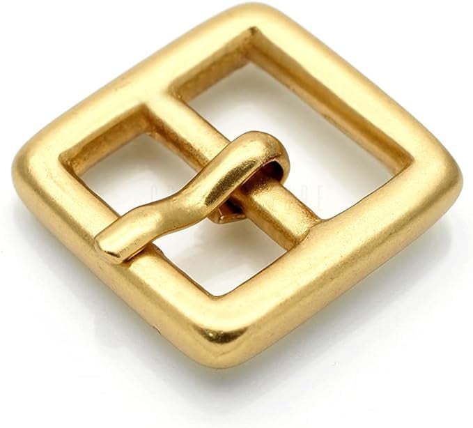 Solid Brass Belt Buckle Single Prong Belt Buckle for Replacement DIY ...