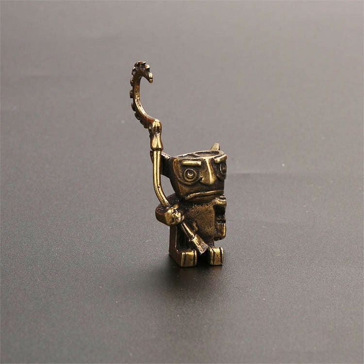 Solid Brass Cartoon Guard Statue Home Decoration Statue Collection ...