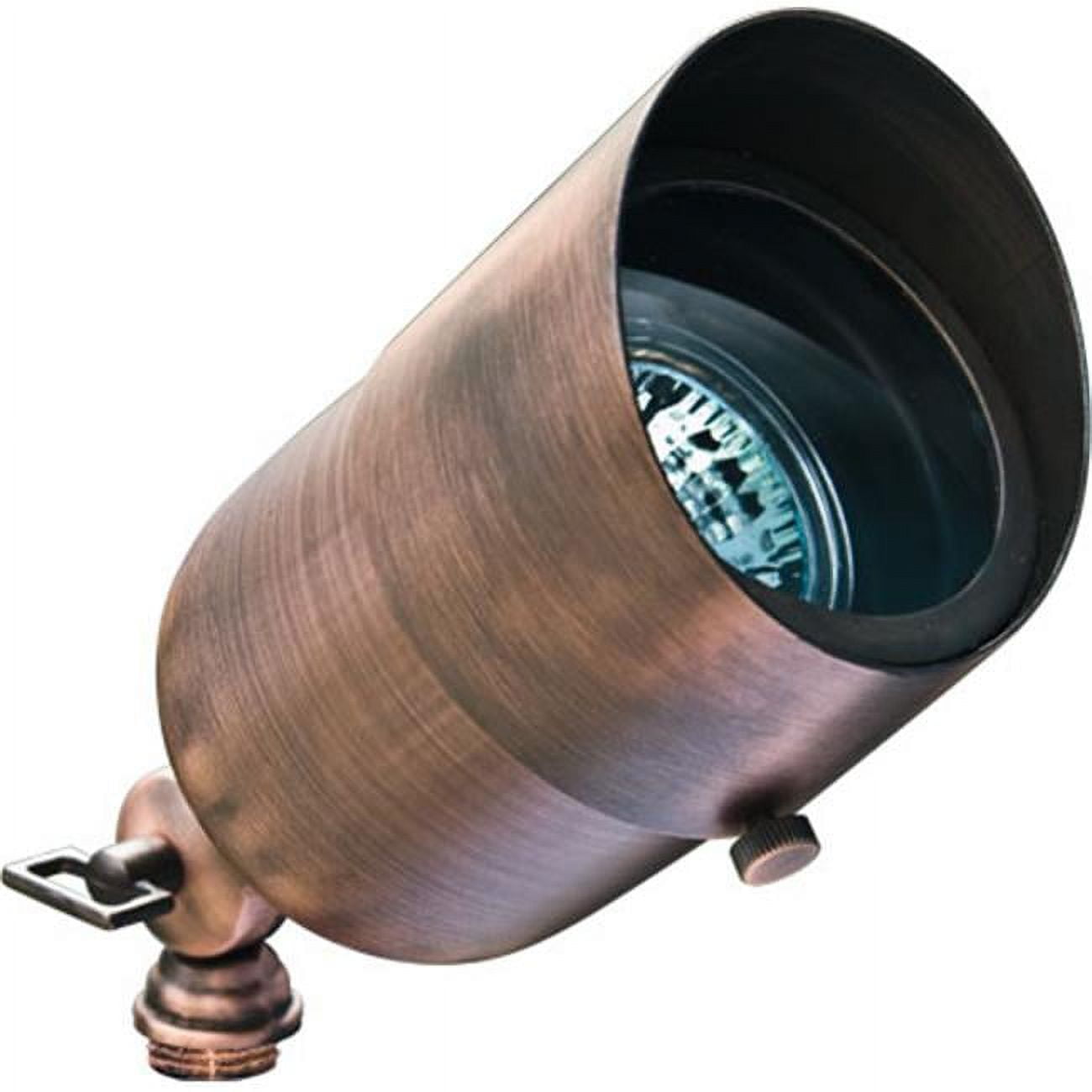 Solid Brass Directional Spotlight with Hood, Antique Bronze - Walmart.com