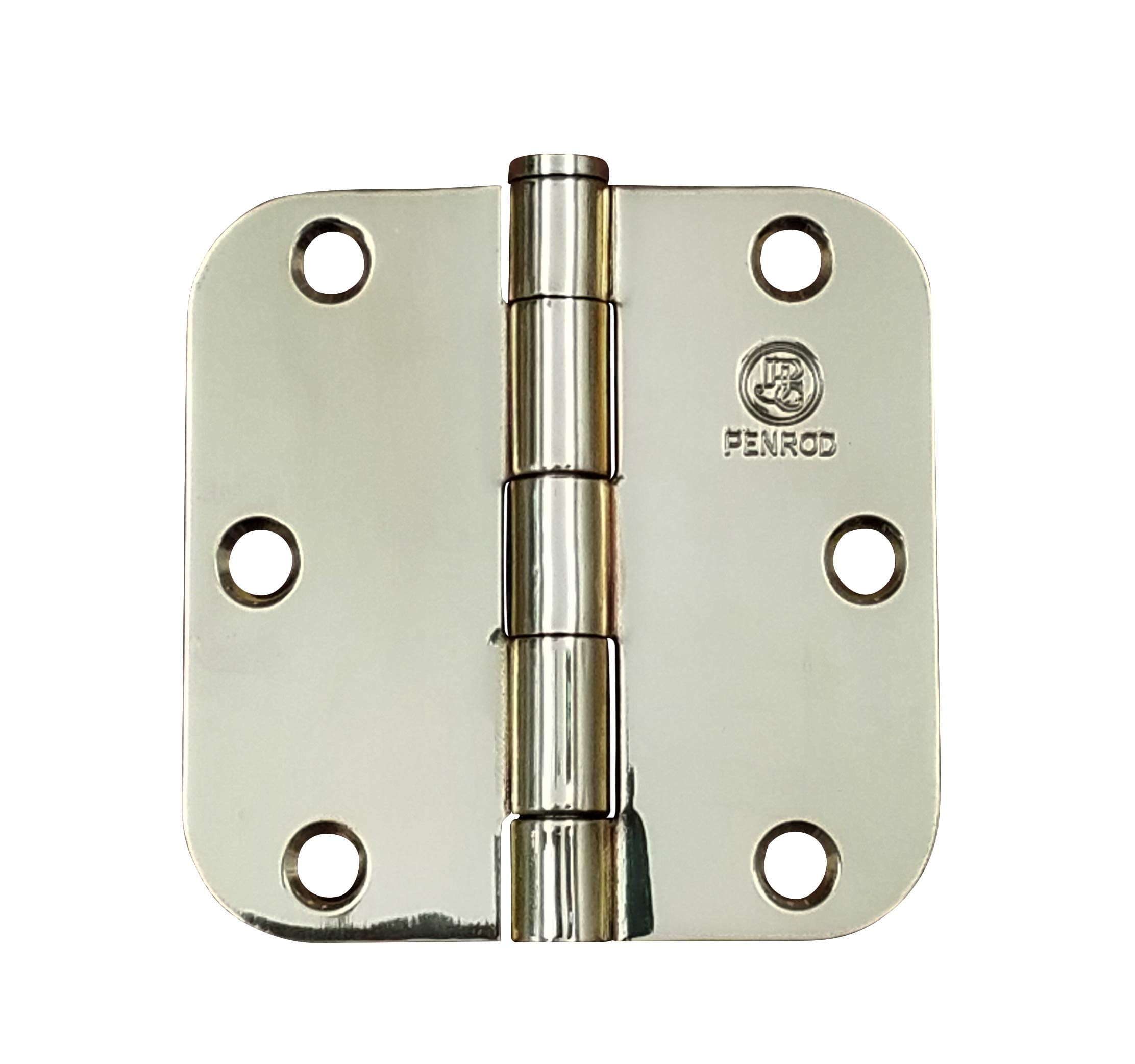 Solid Brass Door Hinges 3.5 Inch with 5/8 Inch Radius, Highly Rust ...