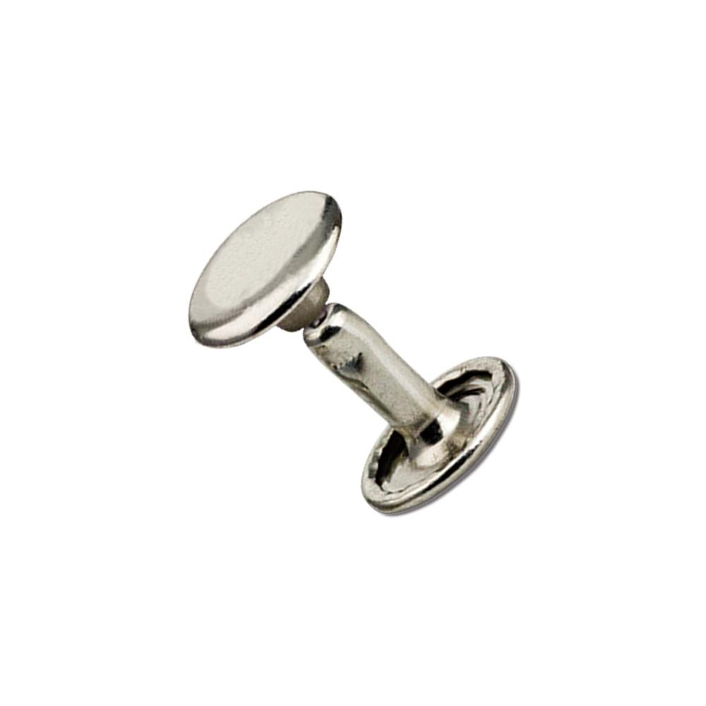 Solid Brass Double Cap Rivets, 100/pk (NP, Medium (9x9mm)) - Walmart.com