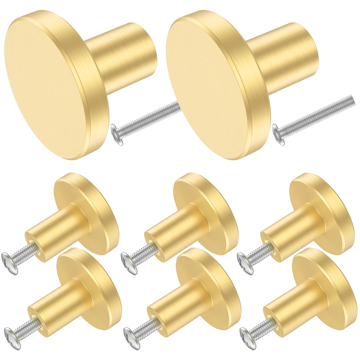 Solid Brass Drawer Knobs 4/8Pcs Antique Design Cupboard Door Cabinet Knob Dresser Single Center ...