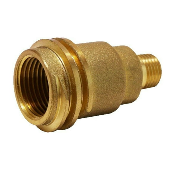 Solid Brass Gas Cylinders Adapter 1/4inch Male Pipe Thread Gas ...