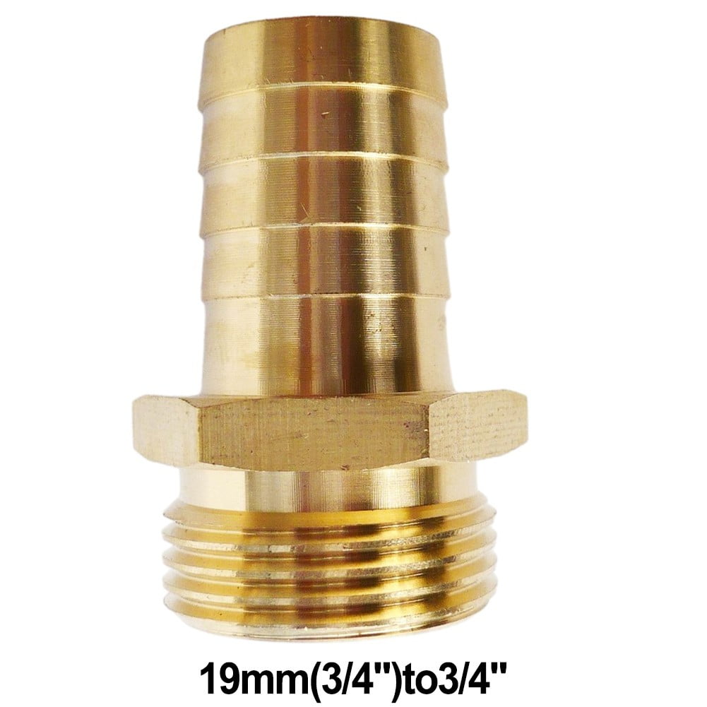 Solid Brass Hose Tail Connector Male for BSP Thread Adapter for Garden ...