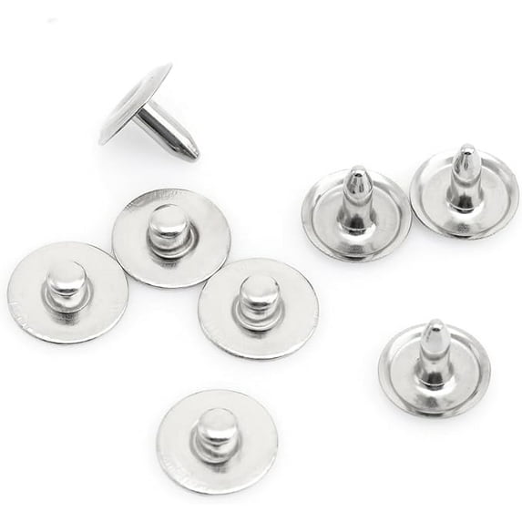 Solid Brass Jean Rivets, 3/8 Inch, 50 Sets, Washable Denim Fasteners ...