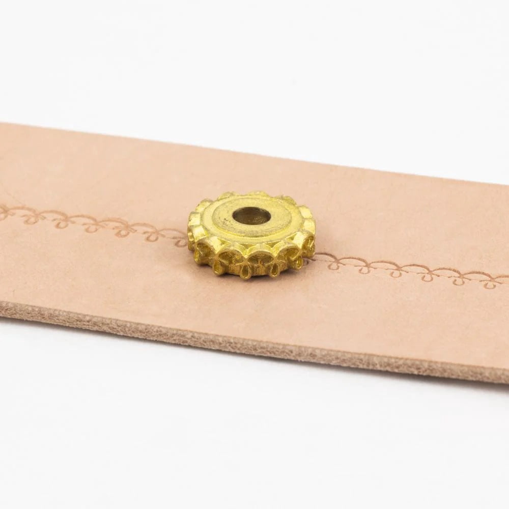 Solid Brass Leather Embossing Wheels (Scalloped Lace) - Walmart.com