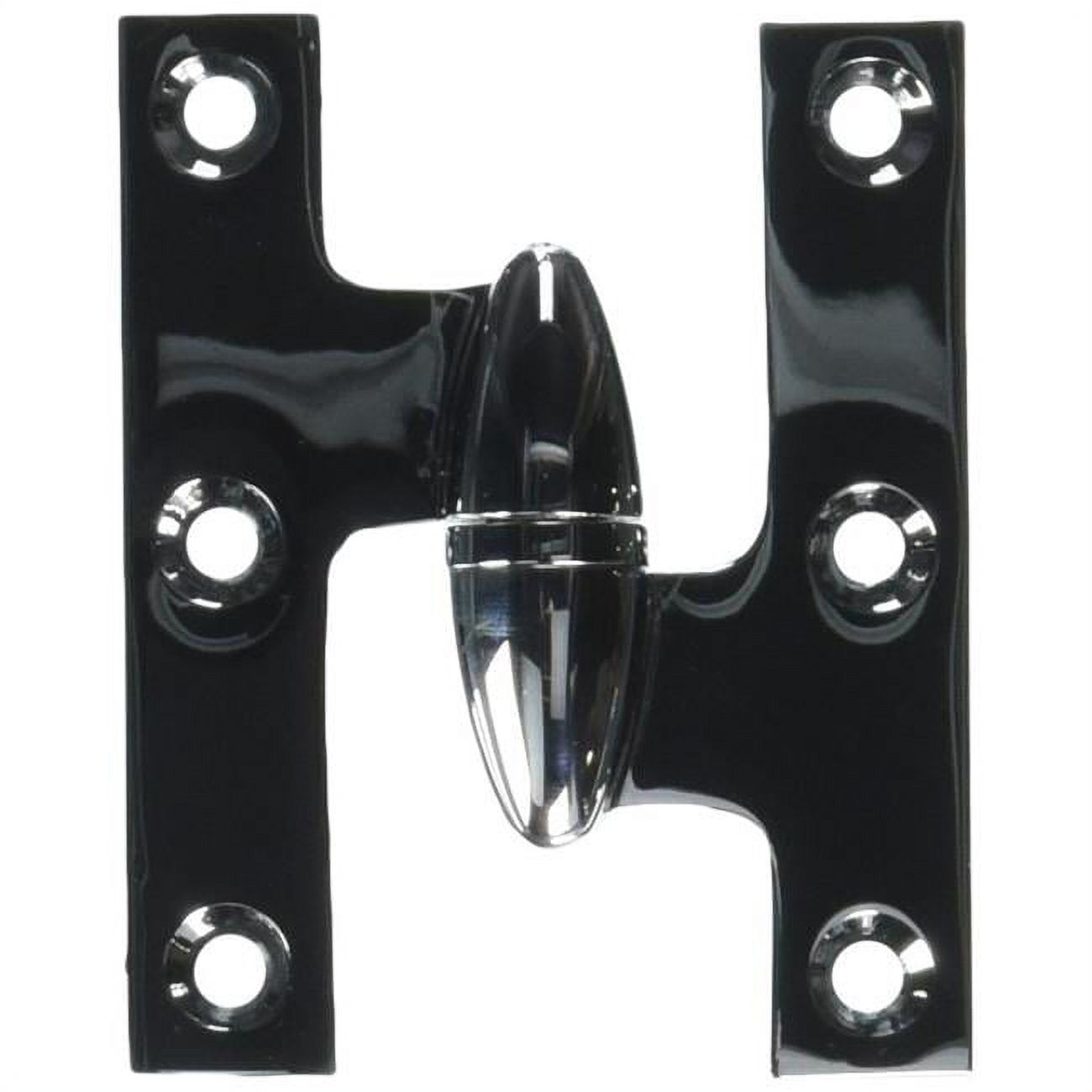 Solid Brass Olive Knuckle Hinge - Polished Chrome, Right - Walmart.com