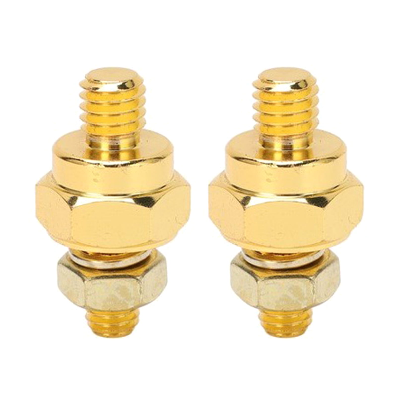 Solid Brass Side Post Terminal, Fits 3/8in NPT Thread Long Stud Adapter ...