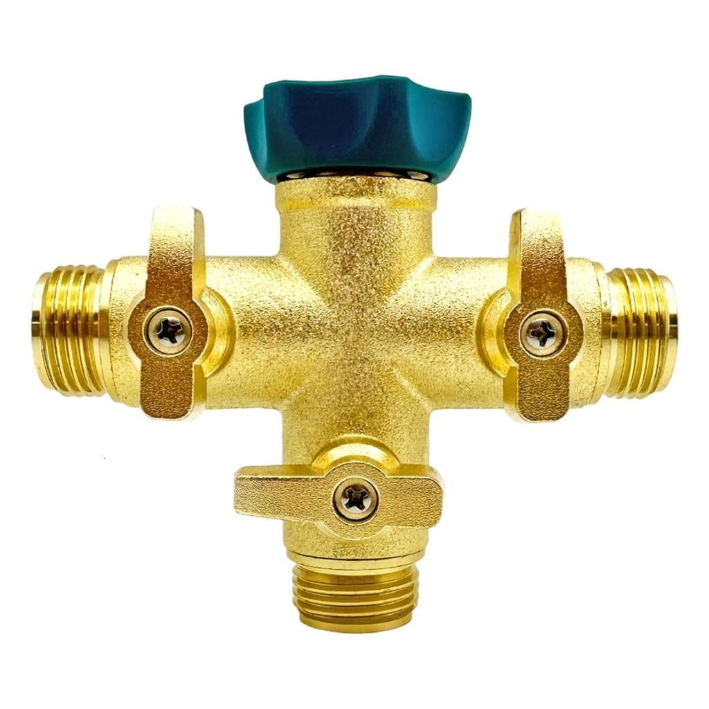 Solid Bronze Meet Molded Stream Divider 0.5 Foot Outlet For Irrigation ...