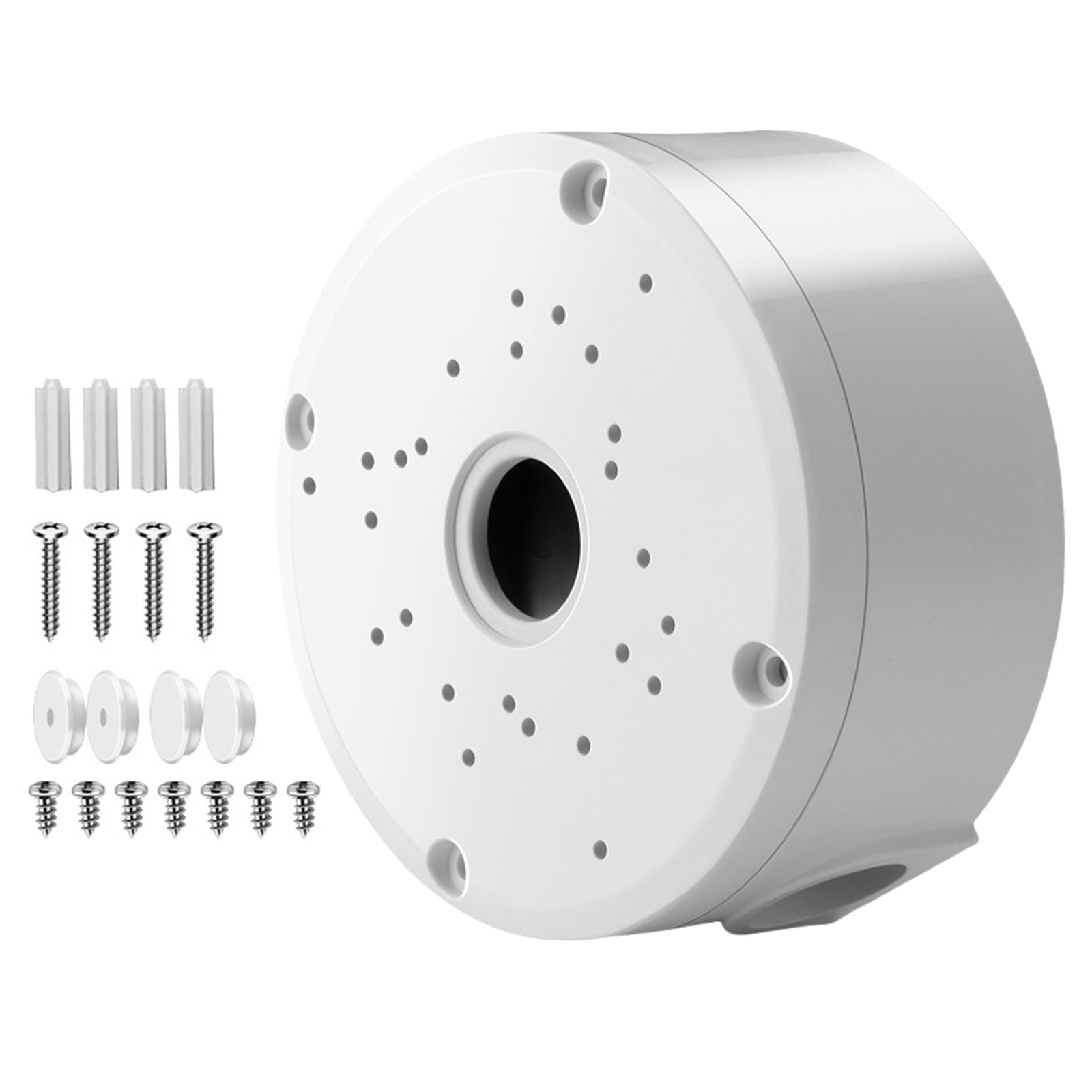 Solid CCTV Camera Fixture, Plastic Waterproof Junction Box Mount for ...