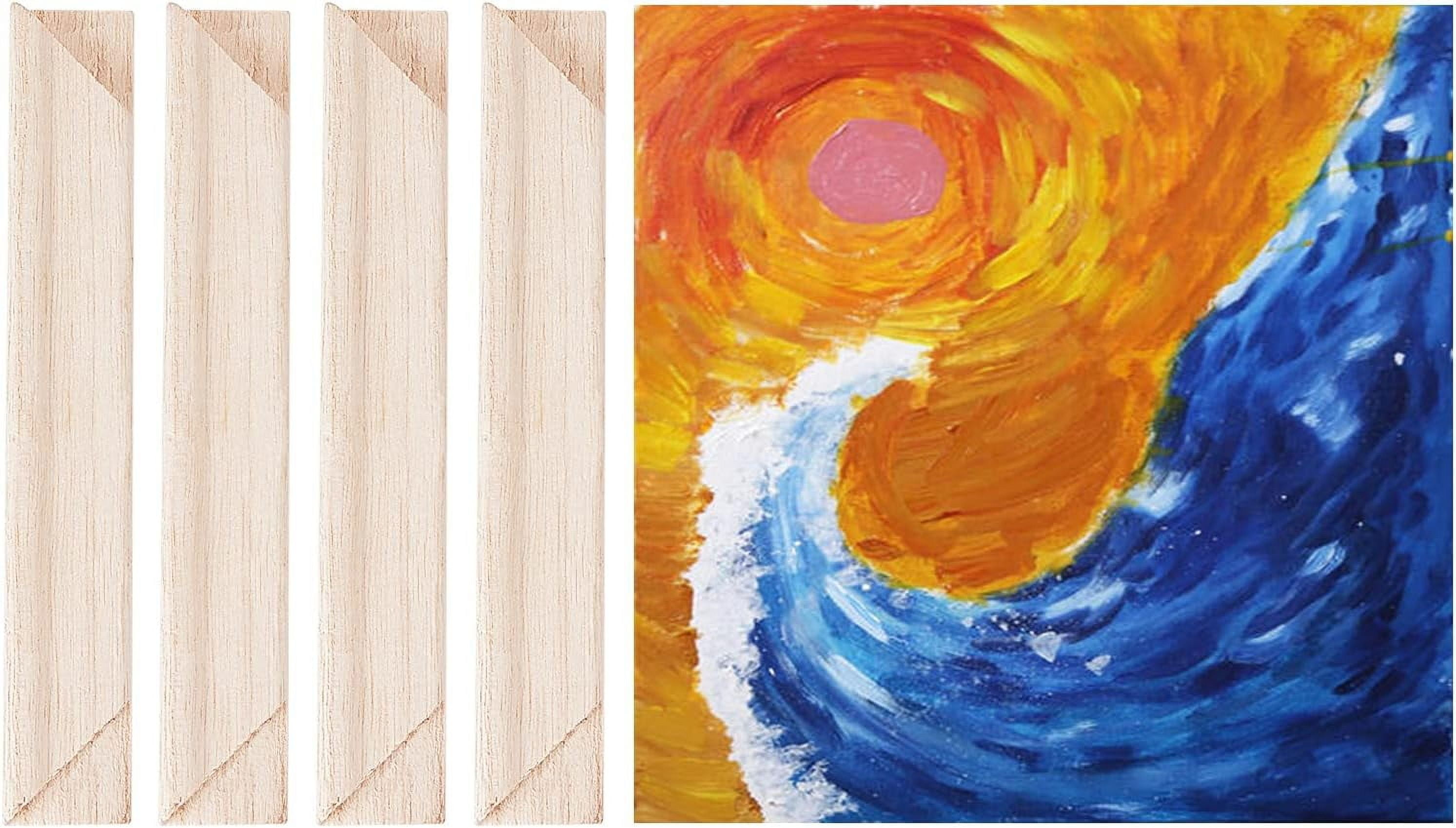 Solid Canvas Stretcher Frames Art Stretcher Bars 6 x 6 inch Solid ...