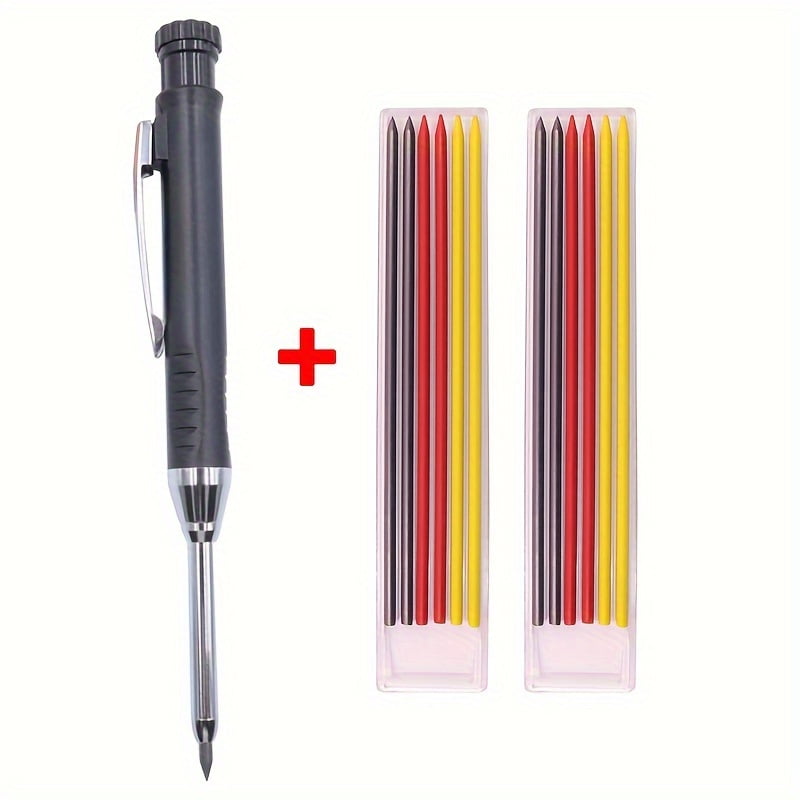 Solid Carpenter Pencil, Mechanical Pencil Marker For Woodworking, For ...