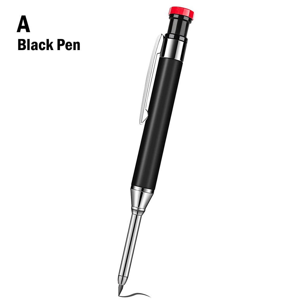 Solid Carpenter Pencil Metal Deep Hole Mechanical Marking Pencil ...