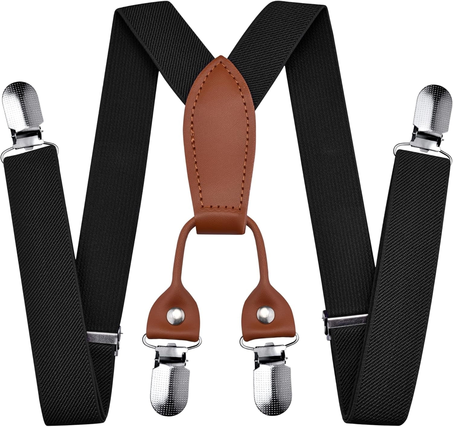 Branduce Solid Color Baby Boy Suspender with 4 Strong Clips Adjustable ...