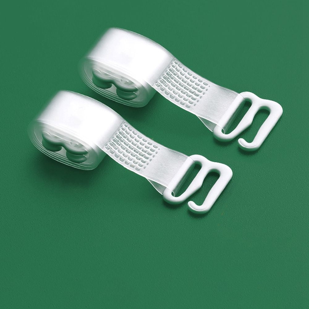 Solid Color Bra Extension Straps Non-slip Invisible Shoulder Straps ...