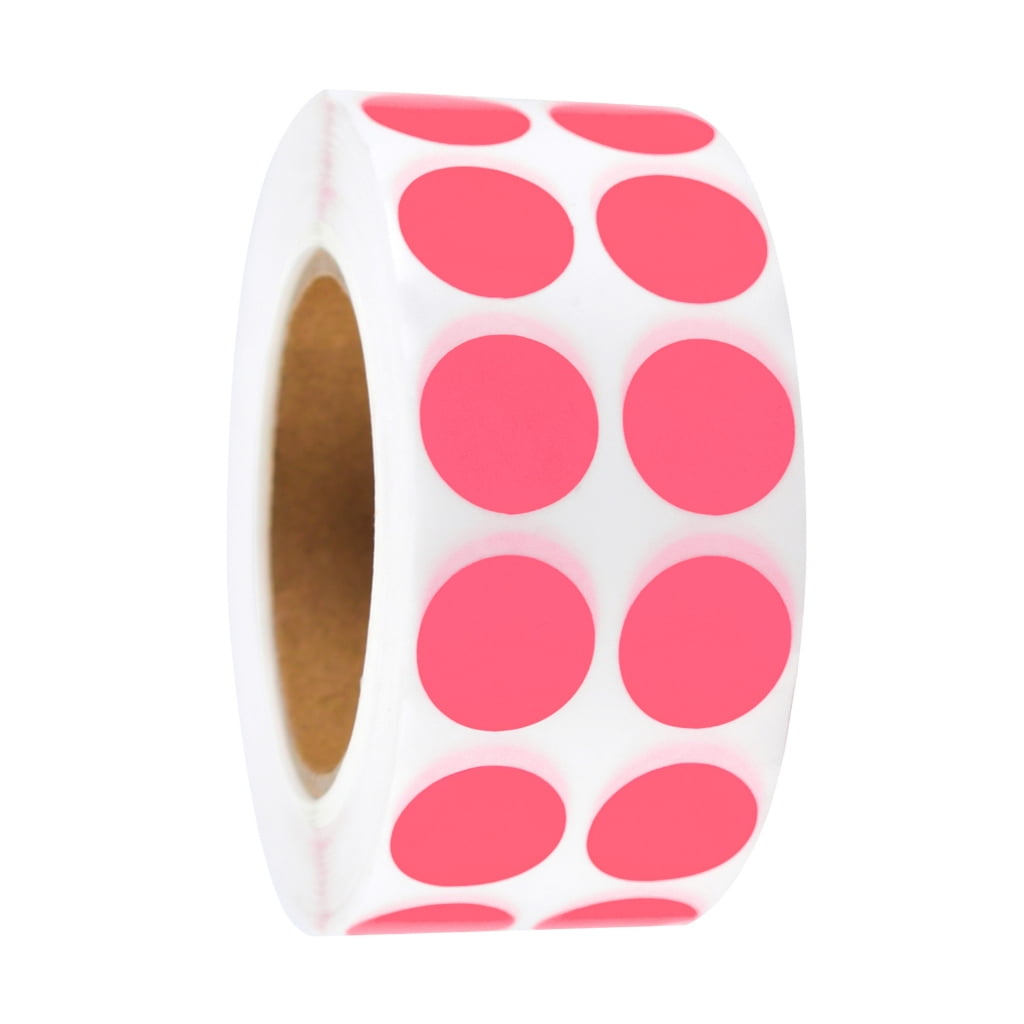 Solid Color Circle Sticker Round Color Circle Dot Sticker Labels ...