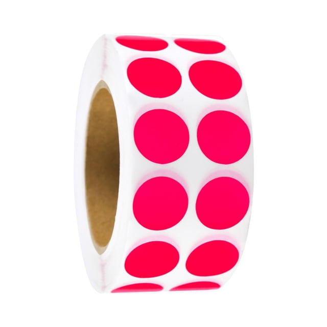 Solid Color Circle Sticker Round Color Circle Dot Sticker Labels ...