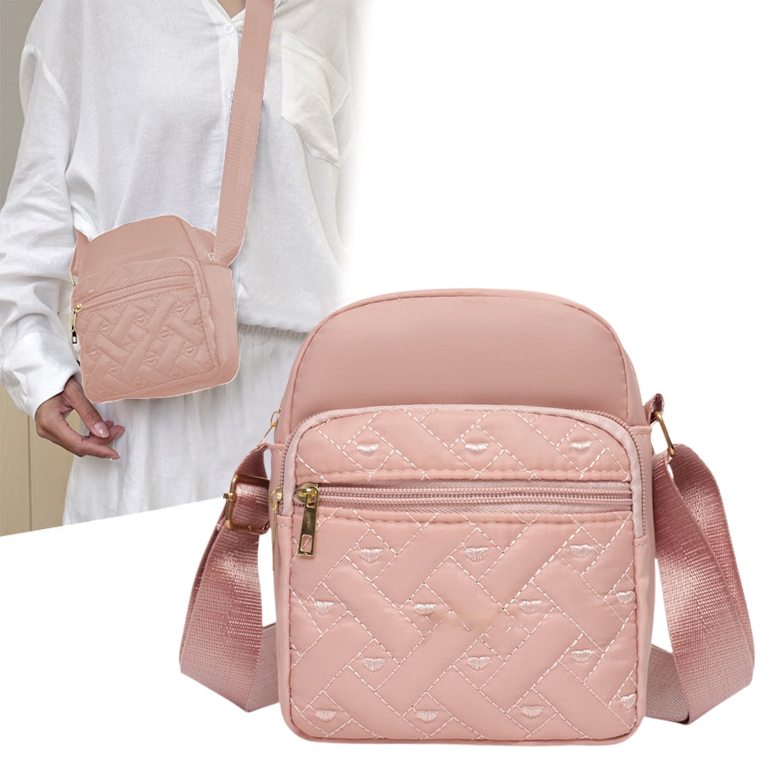 Solid Color Crossbody Bags for Women Leather Cross Body Purses Cute ...