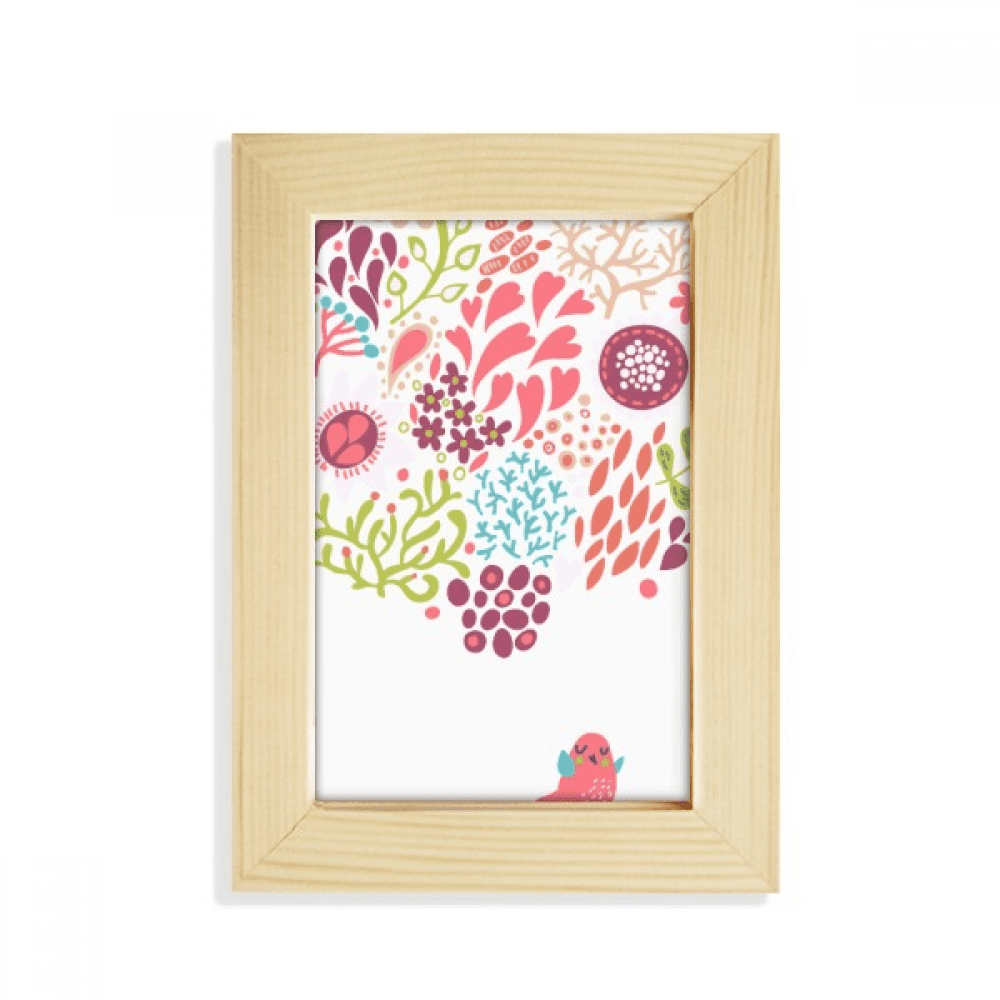 Solid Color Flowers Drawing s Birds Desktop Display Photo Frame Picture ...