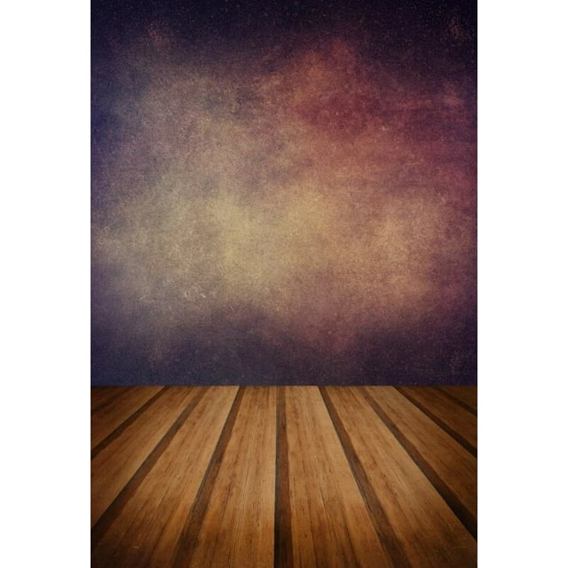 Solid Color Gradient Grunge Wall Wood Floor Photography Background ...
