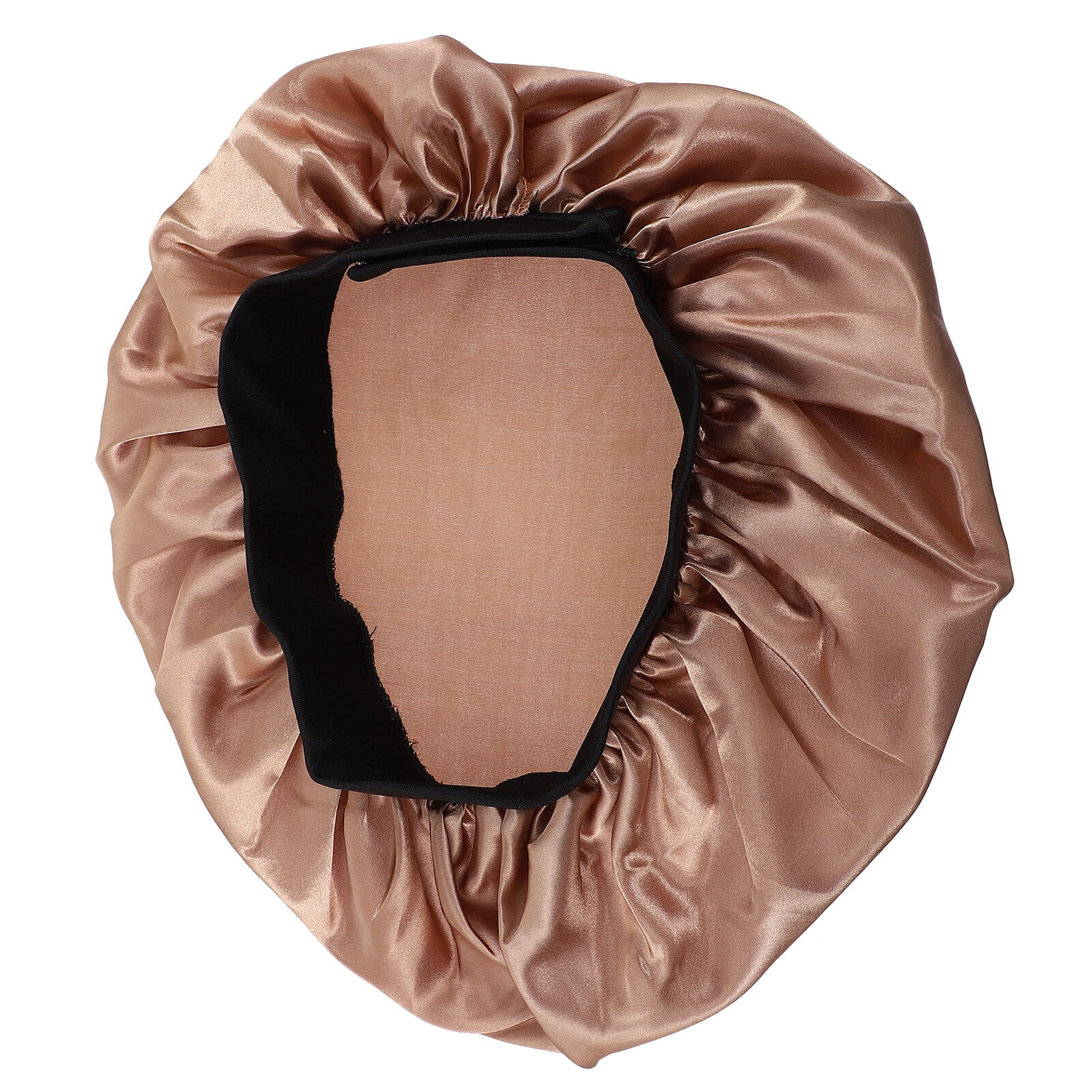 Solid Color Hair Care Hat Silk Bonnet for Sleeping Caps Elasticity ...