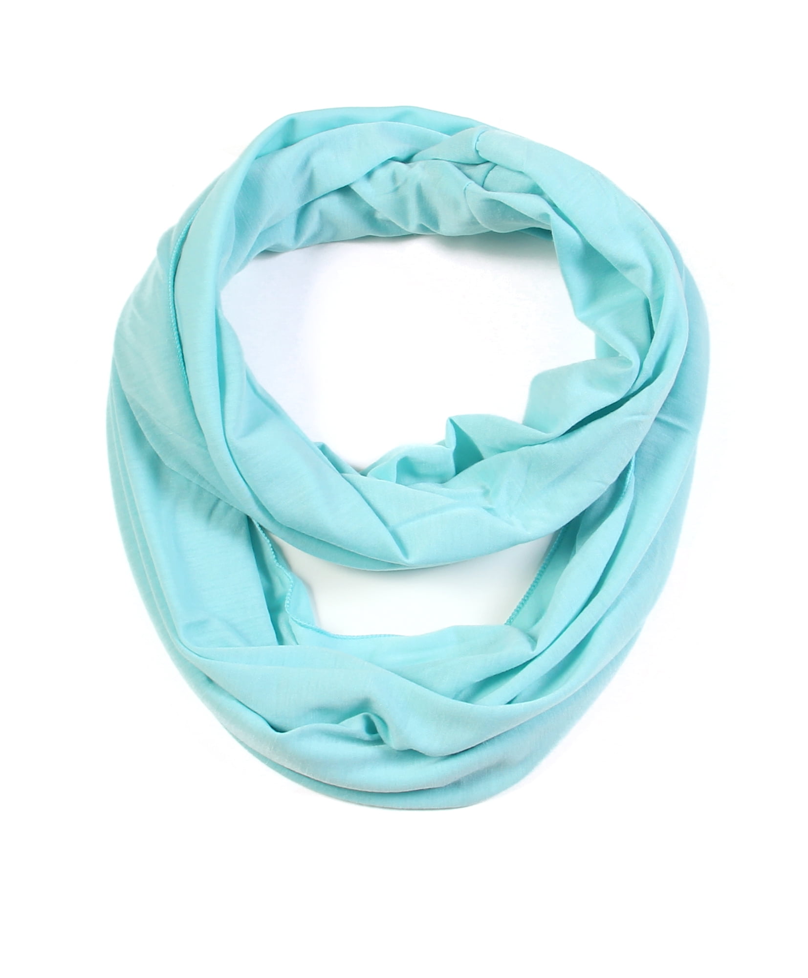 Solid Color Infinity Scarf/Wrap (Light Blue) - Walmart.com