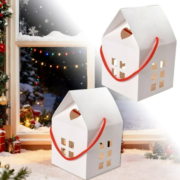 Solid Color Kraft Paper DIY Hollow Shape Portable Small for Party Craft ...