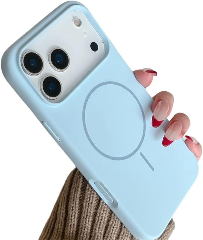 Solid Color Liquid Silicone Small Magnetic Phone Case for iPhone ...