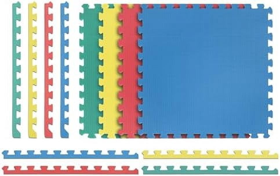 Solid Color Multi-Purpose Foam Flooring - EVA Foam Interlocking Tiles ...