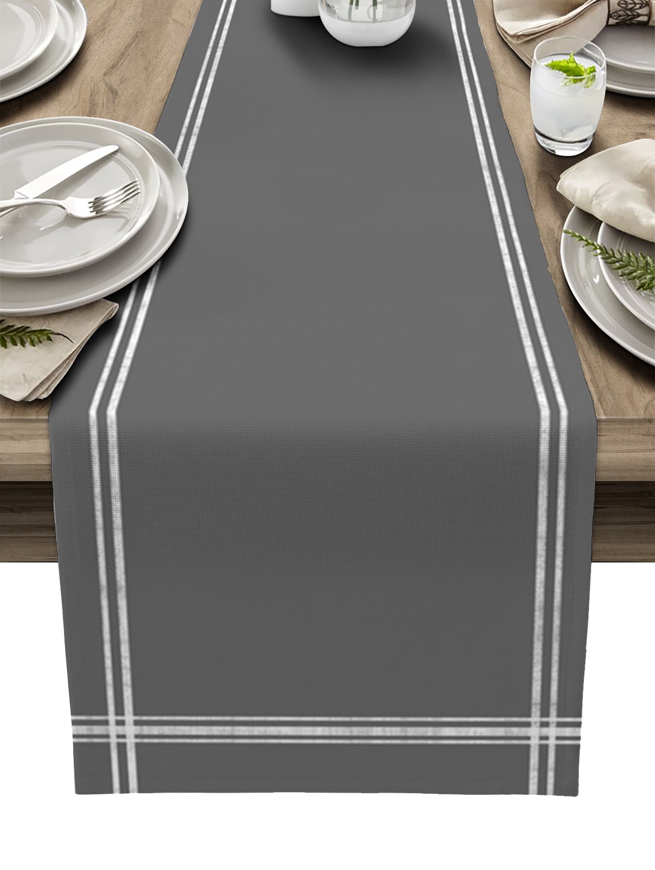 Solid Color Orange Red Table Runner Home Wedding r Table Flag Mat Table ...