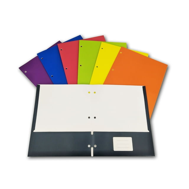 Solid Color Paper 2 Pocket Portfolio - Walmart.com