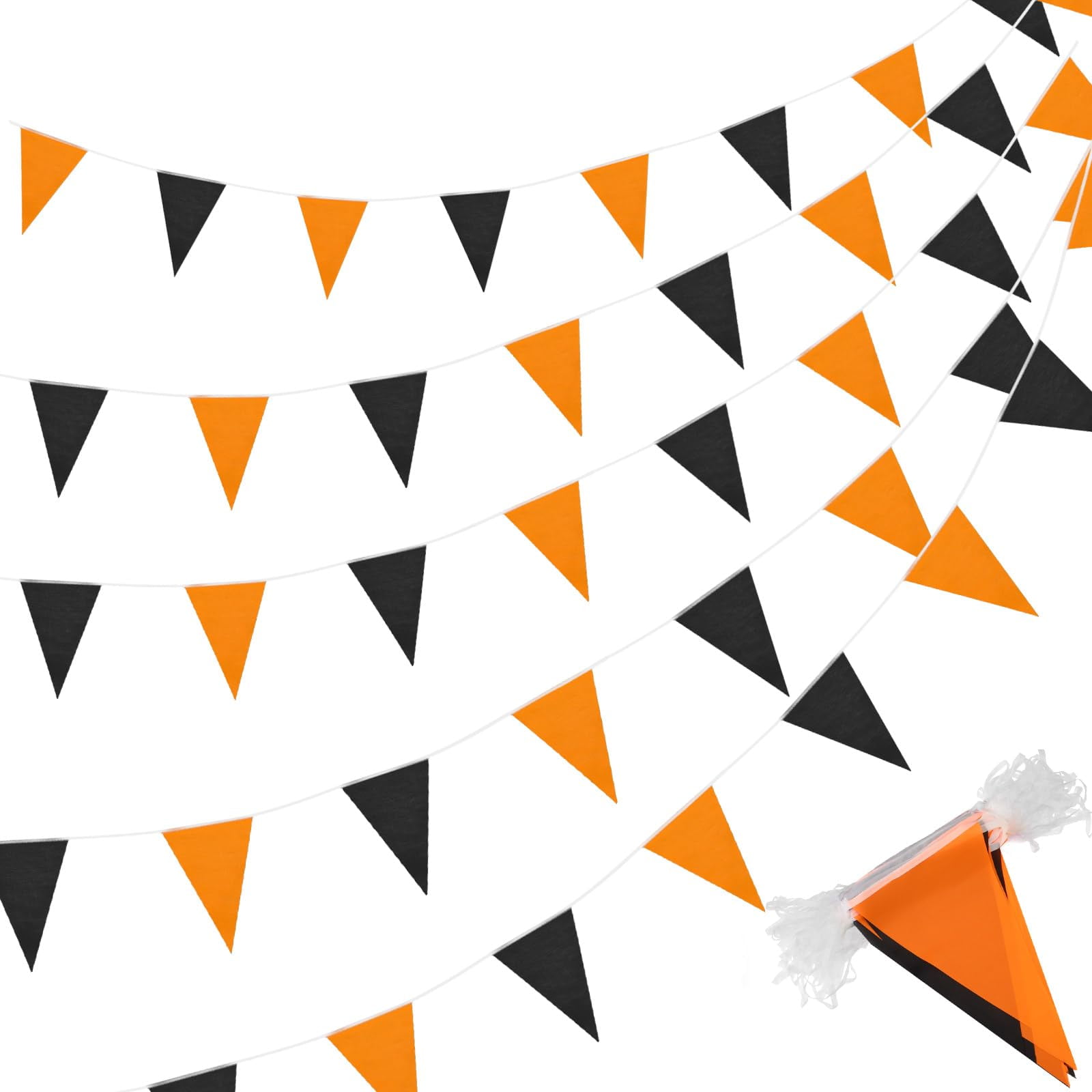 Solid Color Pennant Banners 200 Feet Long, Triangle Flags String for ...