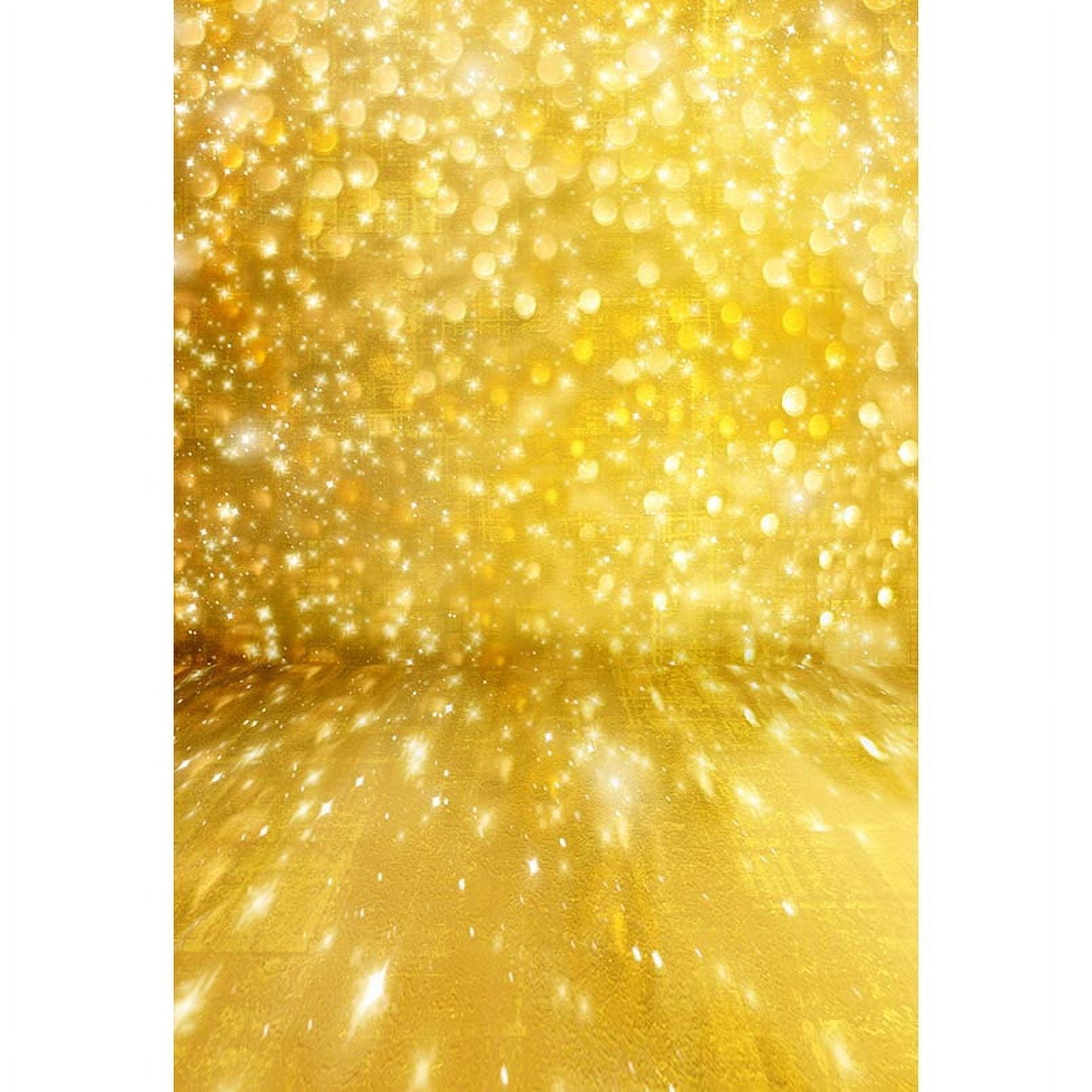 Solid Color Photography Backdrops Golden Glittering 3D Backgrounds for ...