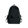 Solid Color Shoulder Bag, Outdoor Backpack for School, College ...